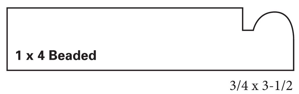 Casing 1x4 - Moulding Catalog | Woodbury Supply
